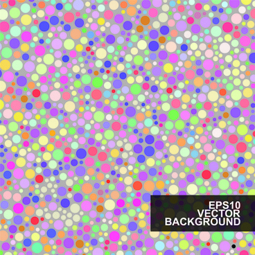 Color dots pattern Vector background Free vector in Encapsulated ...