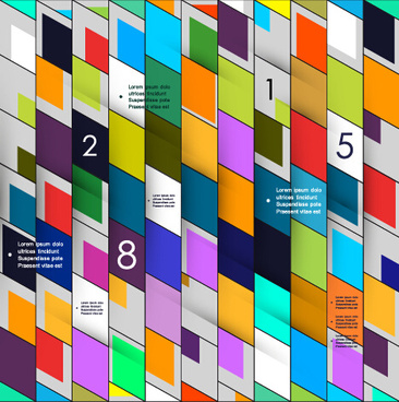 Multicolor geometric business background vector Free vector in ...