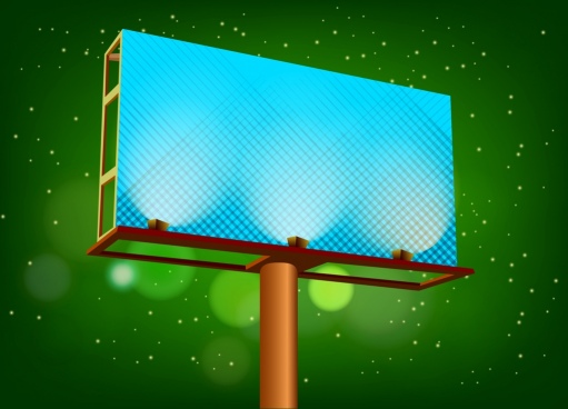Creative advertising boards vector Free vector in Encapsulated ...