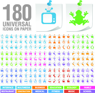 Simple and practical web design icon vector material Free vector in ...