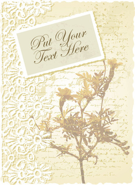 60 retro style card background vector Free vector in Encapsulated ...