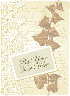 60 retro style card background vector Free vector in Encapsulated ...