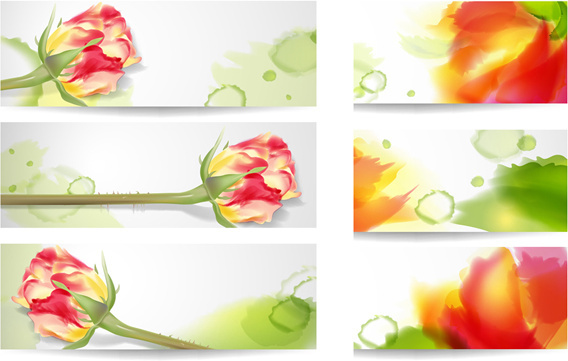 Banner rose free vector download (13,007 Free vector) for commercial ...
