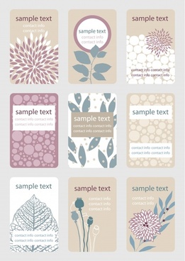 Decorative card cover template elegant dark 3d modern Free vector in ...