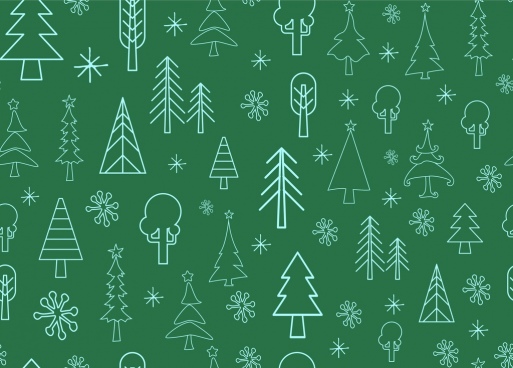 Tree pattern Free vector in Adobe Illustrator ai ( .ai ) vector ...