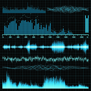 Dynamic audio waves 05 vector Free vector in Encapsulated PostScript eps ( .eps ) vector ...