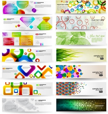 Signboard banner template colorful 3d design Free vector in ...