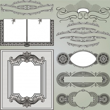 Document decorative background elegant retro seamless decor Free vector ...