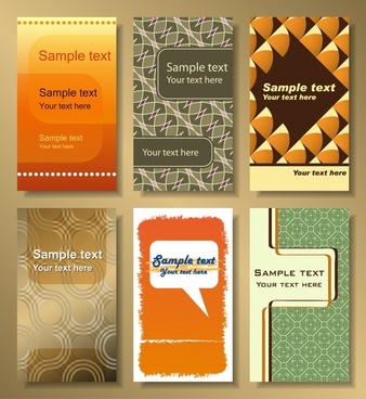 Decorative card cover template elegant dark 3d modern Free vector in ...