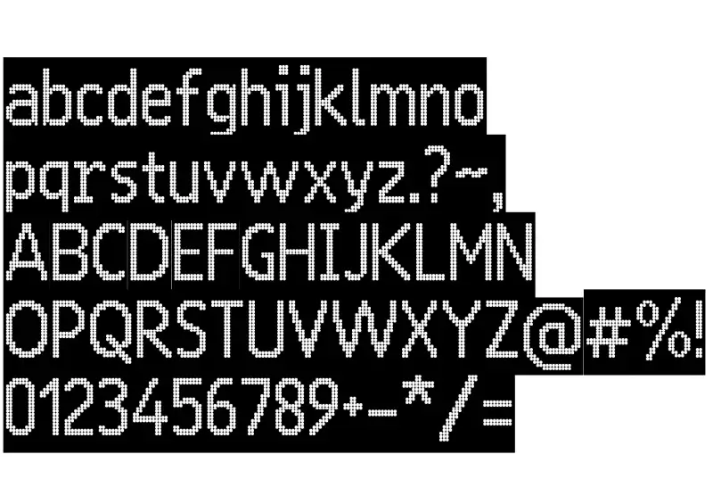 Light LED Display-7 Font in truetype .ttf opentype .otf format free and ...