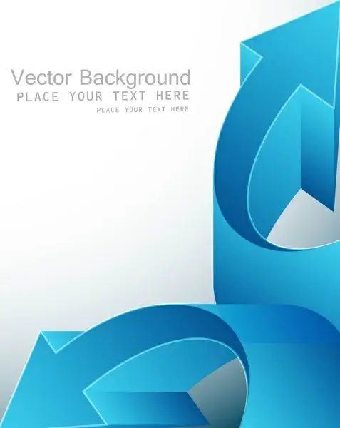 Blue arrows vector vectors newest