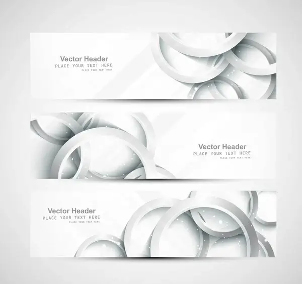 Abstract header circle whit background vector Vectors graphic art ...