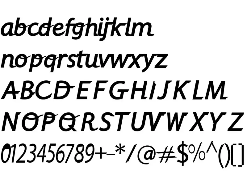 Alpha Silouettes Font in truetype .ttf opentype .otf format free and ...