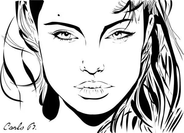 Angelina Jolie Vector Vectors graphic art designs in editable .ai .eps ...
