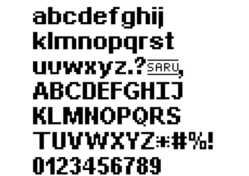 Pixel Arial 11 Font in truetype .ttf opentype .otf format free and easy ...