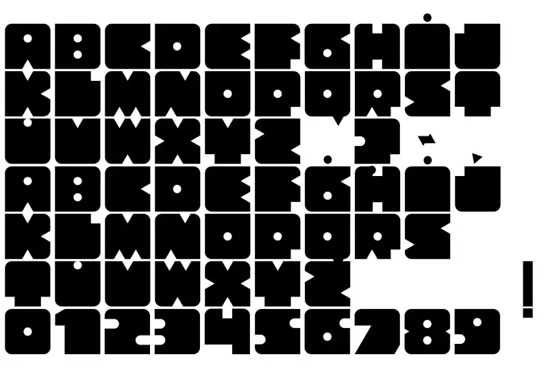 Blocker Modular Font in truetype .ttf opentype .otf format free and easy download unlimit id:6904400