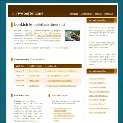 Book Web templates in .html .css .js format free and easy download ...