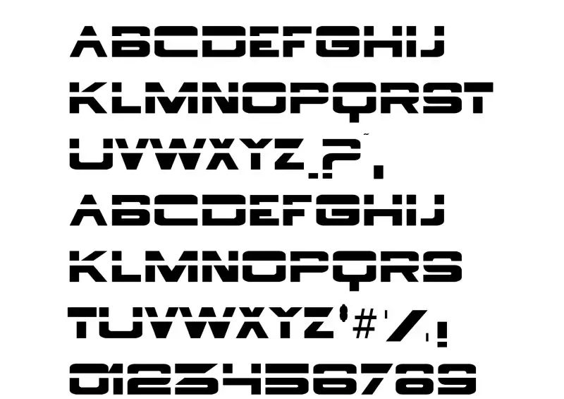 Borg 9 Font in truetype .ttf opentype .otf format free and easy ...