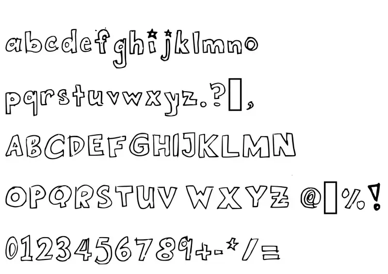 Scan me Font in truetype .ttf opentype .otf format free and easy ...
