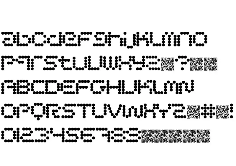 Circle Pixels Font in truetype .ttf opentype .otf format free and easy ...