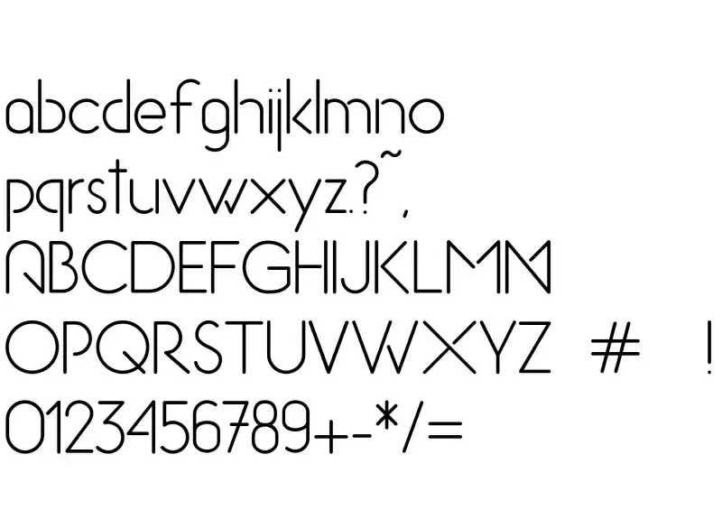 Vanlose Simple Type Font in truetype .ttf opentype .otf format free and ...