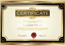 Cover of certificate design template vector Vectors graphic art designs ...