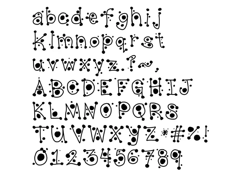 Circles and sticks Font in truetype .ttf opentype .otf format free and ...