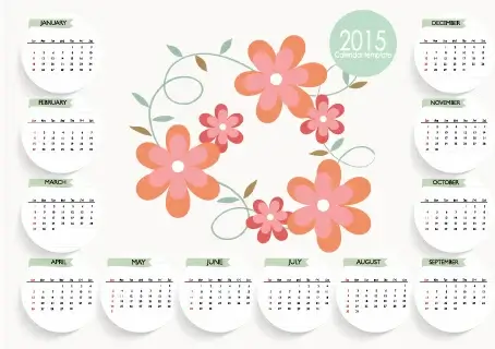 Calendar card vector vectors newest