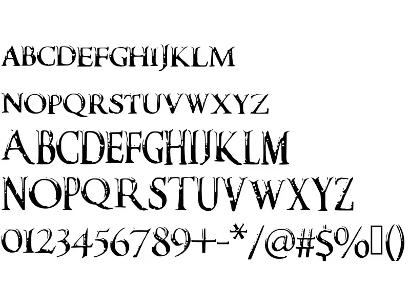 Darks Skyrim Font Font in truetype .ttf opentype .otf format free and ...
