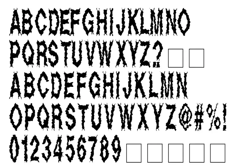 The Dead Saloon Font in truetype .ttf opentype .otf format free and ...