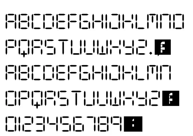 Digital System Font in truetype .ttf opentype .otf format free and easy ...