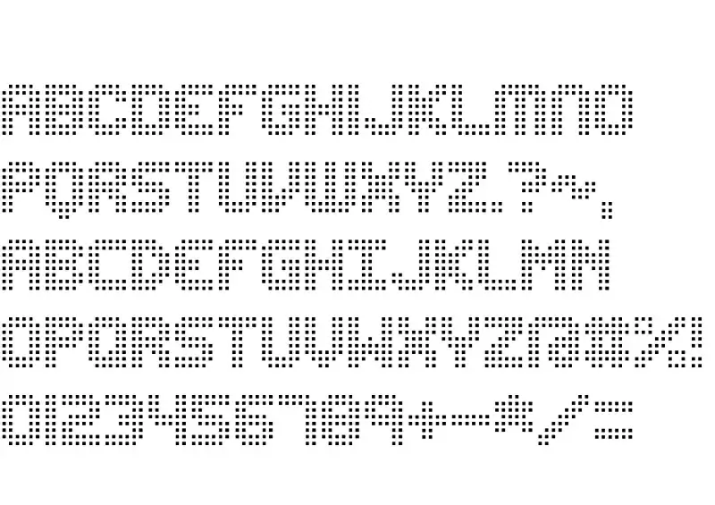 LL Dot Font In Truetype ttf Opentype otf Format Free And Easy