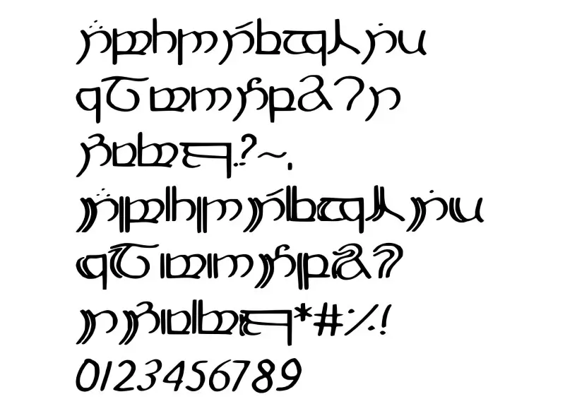 Elvish Ring NFI Font in truetype .ttf opentype .otf format free and ...