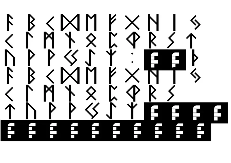 Elder Futhark Font in truetype .ttf opentype .otf format free and easy ...