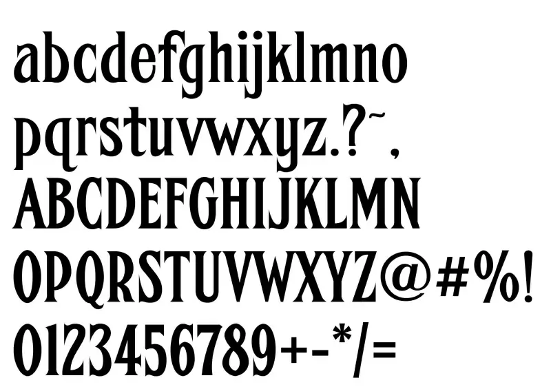 Matrix Complex NC Font in truetype .ttf opentype .otf format free and ...