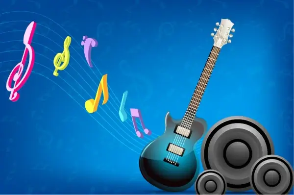 Free music card background Vectors graphic art designs in editable .ai ...