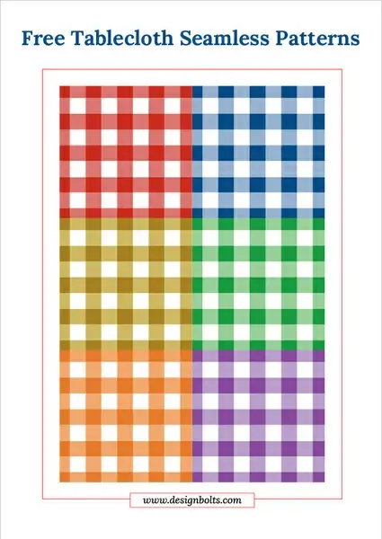 Free vector simple tablecloth seamless patterns Vectors graphic art ...