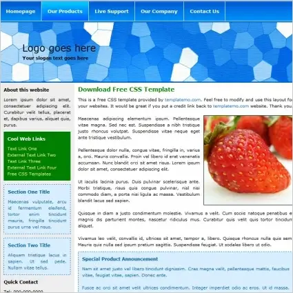 Free web templates download 2,502 files in .html .css .js page 13