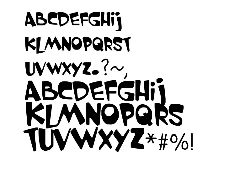 Garfield Font in truetype .ttf opentype .otf format free and easy ...