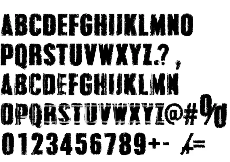 Dabre Grunge Font in truetype .ttf opentype .otf format free and easy ...