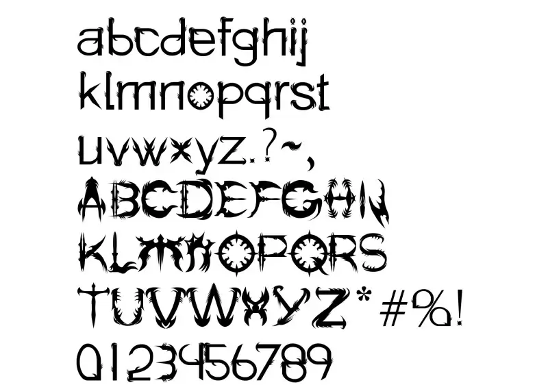Illini Spike Font in truetype .ttf opentype .otf format free and easy ...