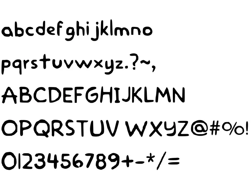 Homer Simpson Font in truetype .ttf opentype .otf format free and easy ...