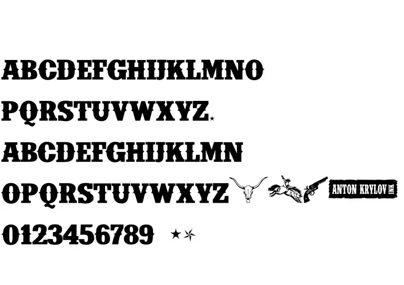 IFC Insane Rodeo Font in truetype .ttf opentype .otf format free and ...