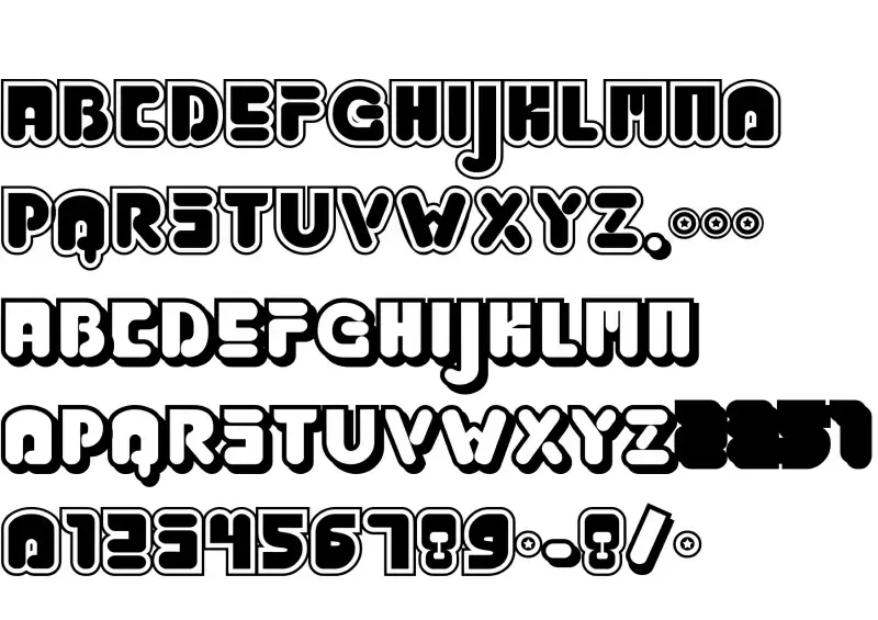 LSD Junior Font in truetype .ttf opentype .otf format free and easy ...