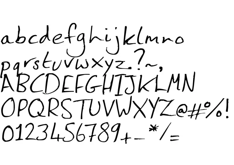 Jenny Doodles Font in truetype .ttf opentype .otf format free and easy ...