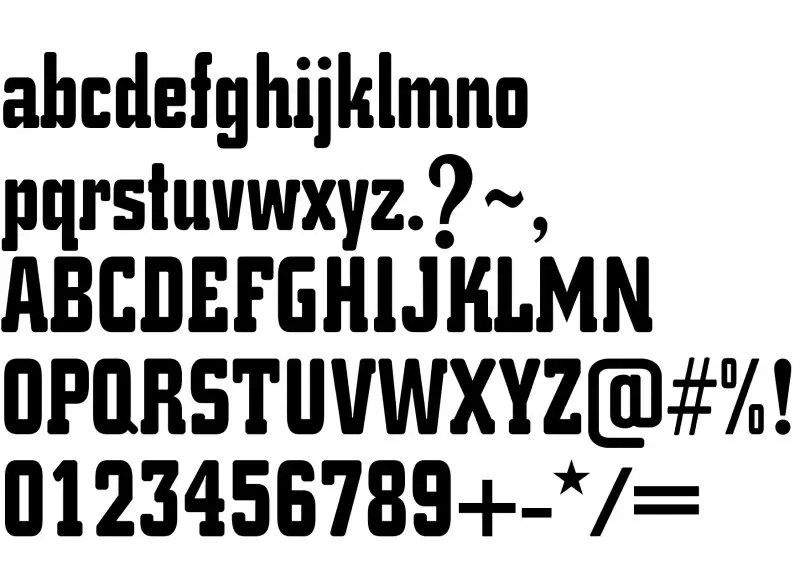 Serif Dot Digital-7 Font in truetype .ttf opentype .otf format free and ...