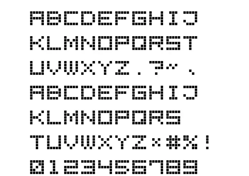 Texas LED Font in truetype .ttf opentype .otf format free and easy ...