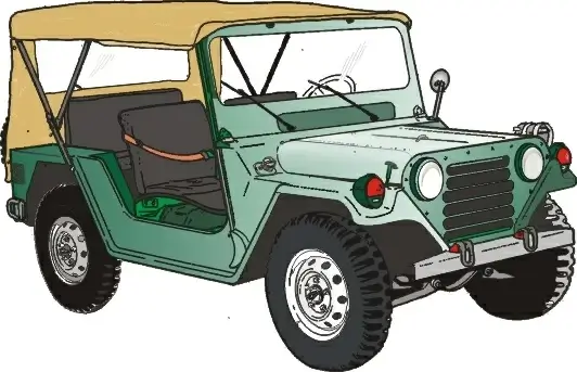 M151 Utility Vehicle Vector Vectors images graphic art designs in ...