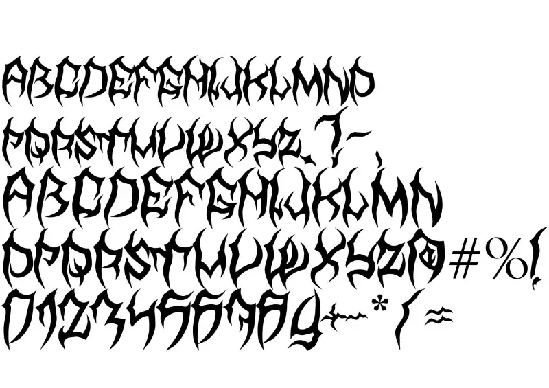 MB Gothic Dawn Font in truetype .ttf opentype .otf format free and easy ...