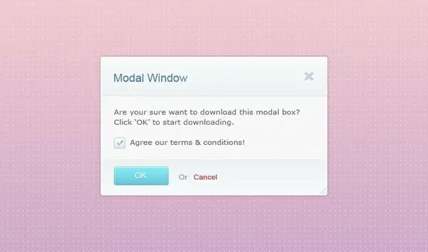 Modal Window PSD Psd in editable .psd format free and easy download unlimit id:175679